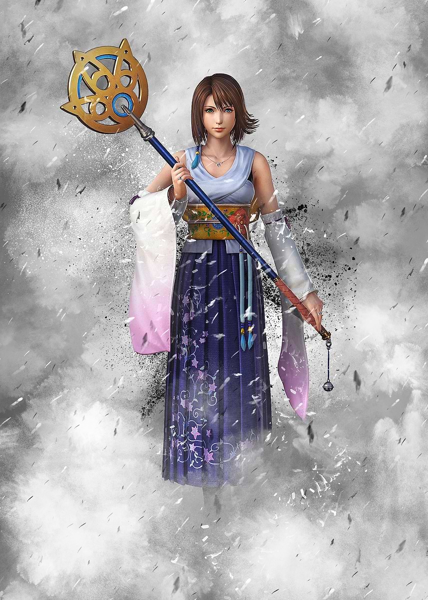 'Yuna' Poster, picture, metal print, paint by Axel Sardinha | Displate