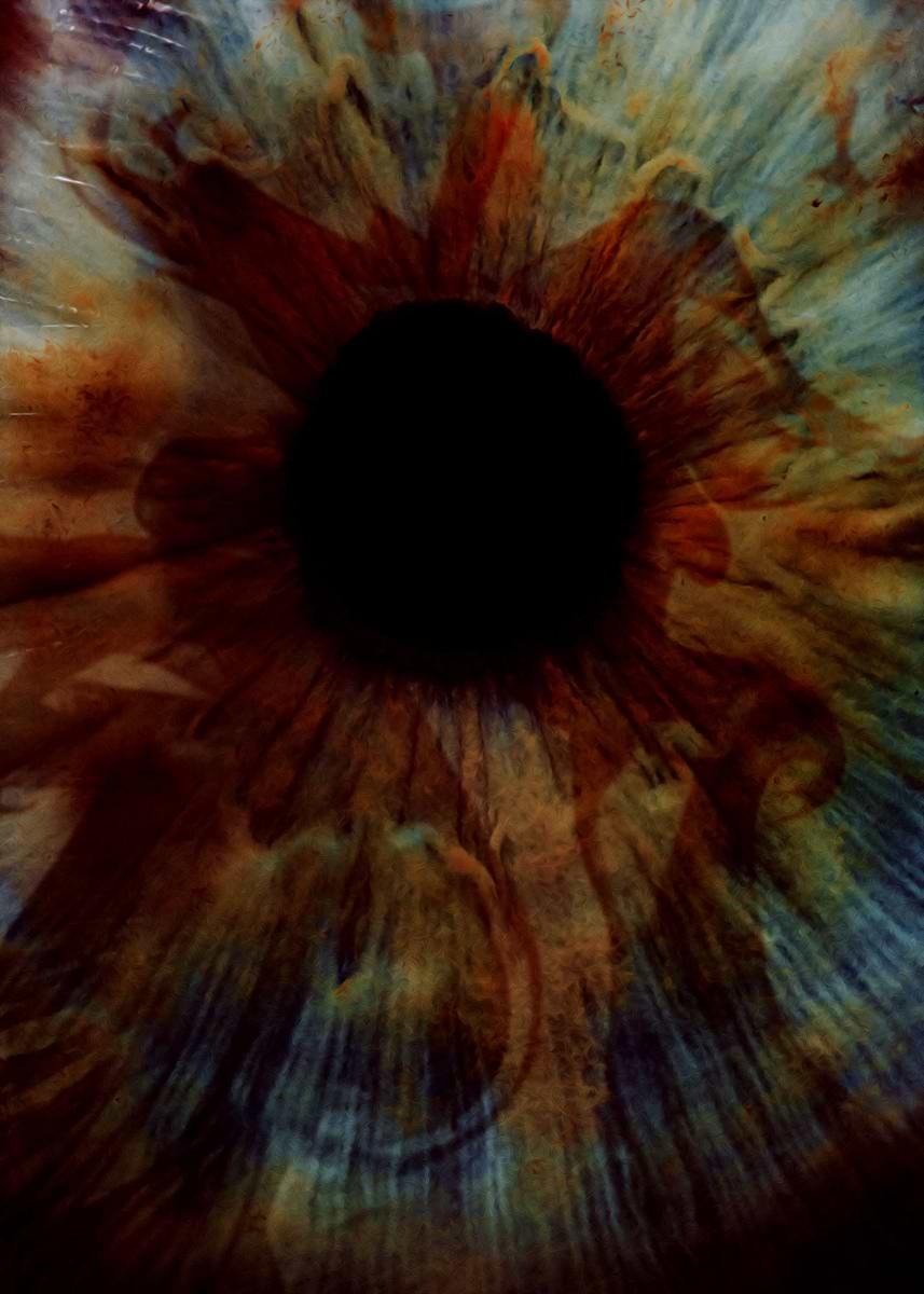 'What the eye sees' Poster, picture, metal print, paint by BasseTheBad ...