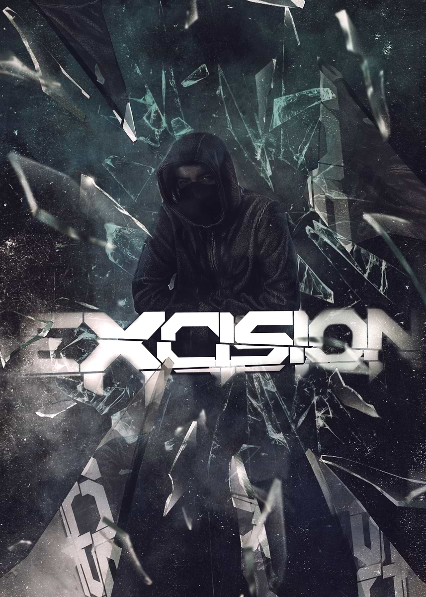 'Excision Canvas' Poster, picture, metal print, paint by Abbott Ramirez ...