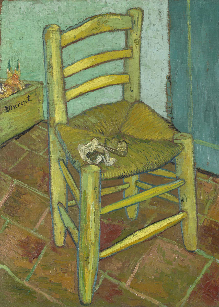 'emty chair 1888' Poster, picture, metal print, paint by Old master art ...