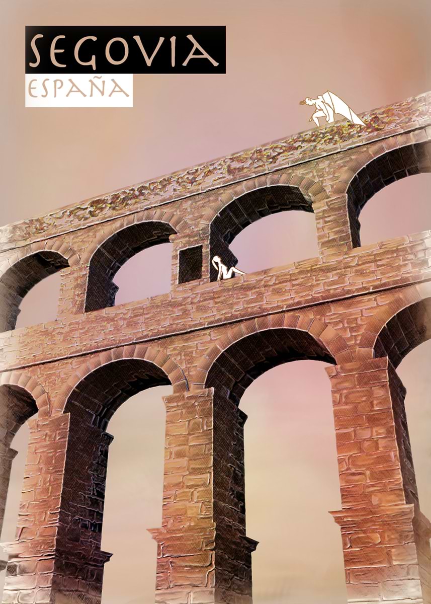 'The Legend of the Aqueduct' Poster, picture, metal print, paint by yuv ...