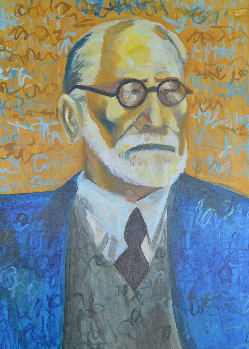'Sigmund' Poster, picture, metal print, paint by Flor García Nonino ...