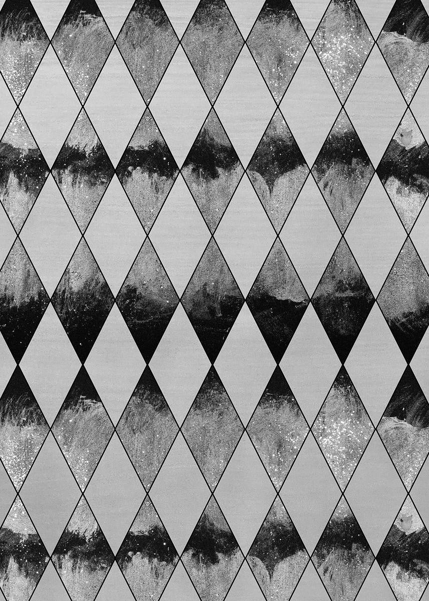 'Geometric Diamond Glam 2 ' Poster, picture, metal print, paint by ...