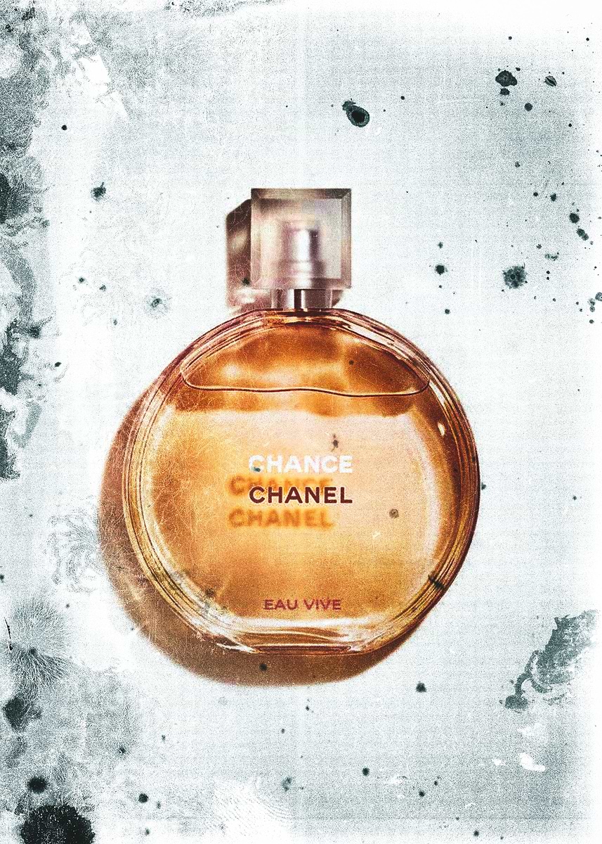 'Chanel perfume bottle' Poster, picture, metal print, paint by ...