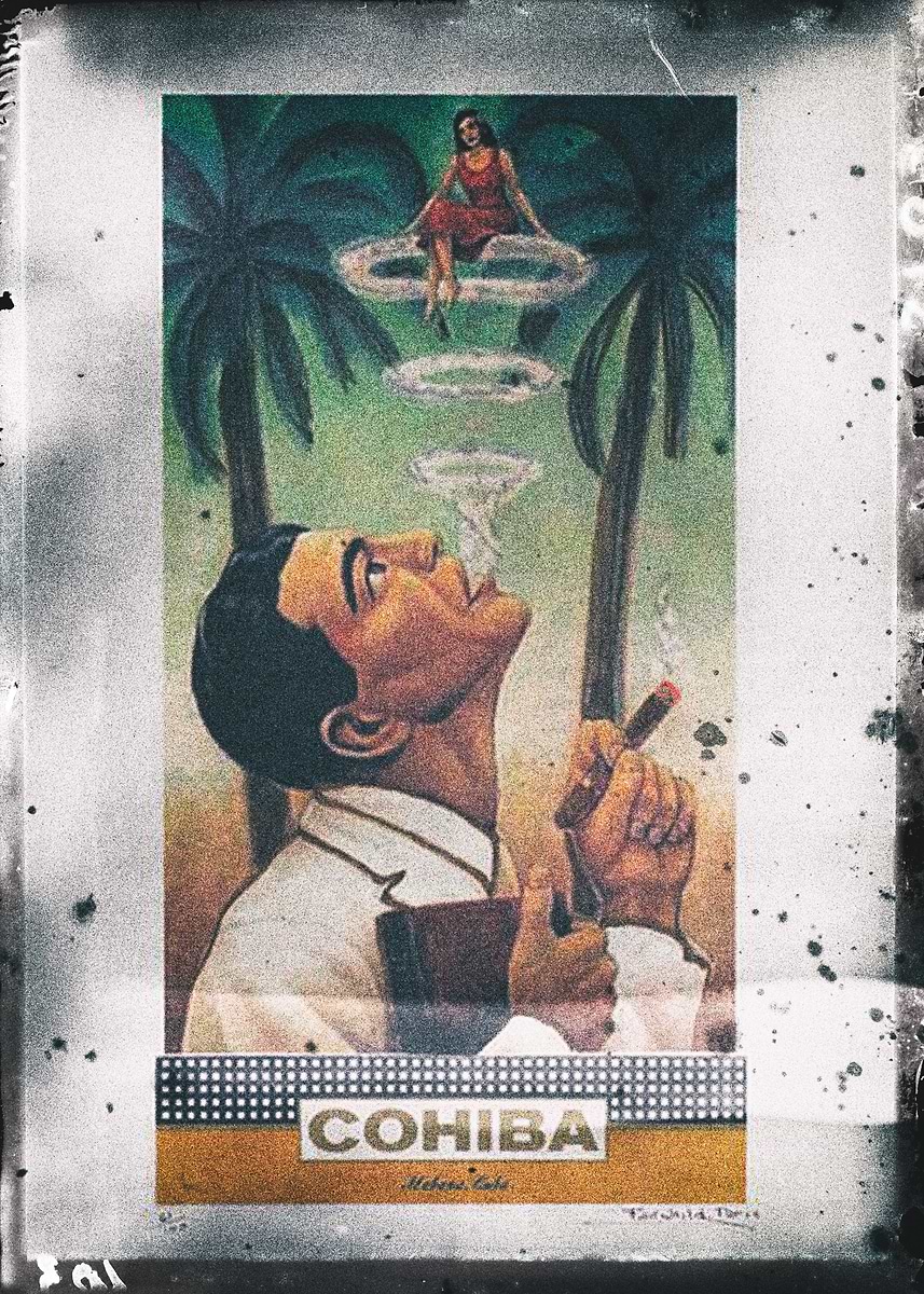 'Cigar vintage poster' Poster, picture, metal print, paint by ...