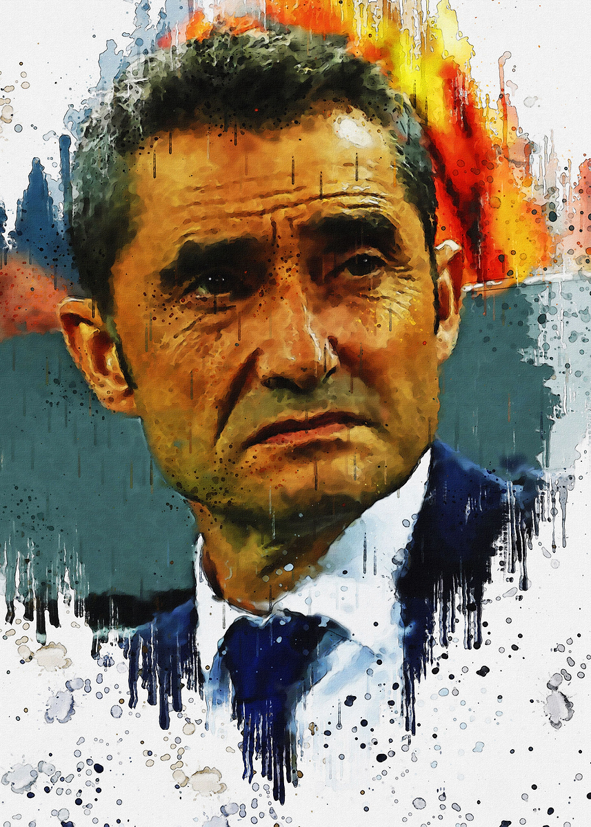 'Ernesto Valverde' Poster, picture, metal print, paint by The Poster ...