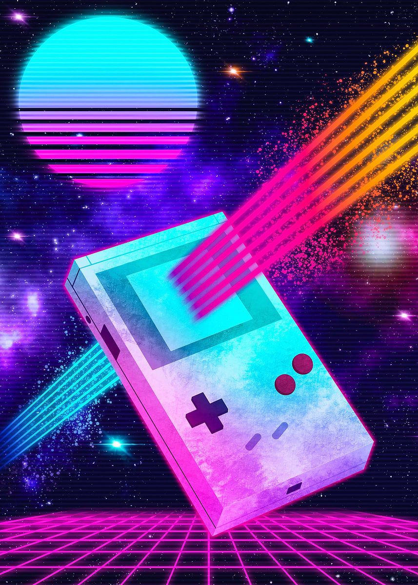 'Nintendo Game Boy' Poster, picture, metal print, paint by Devil May ...