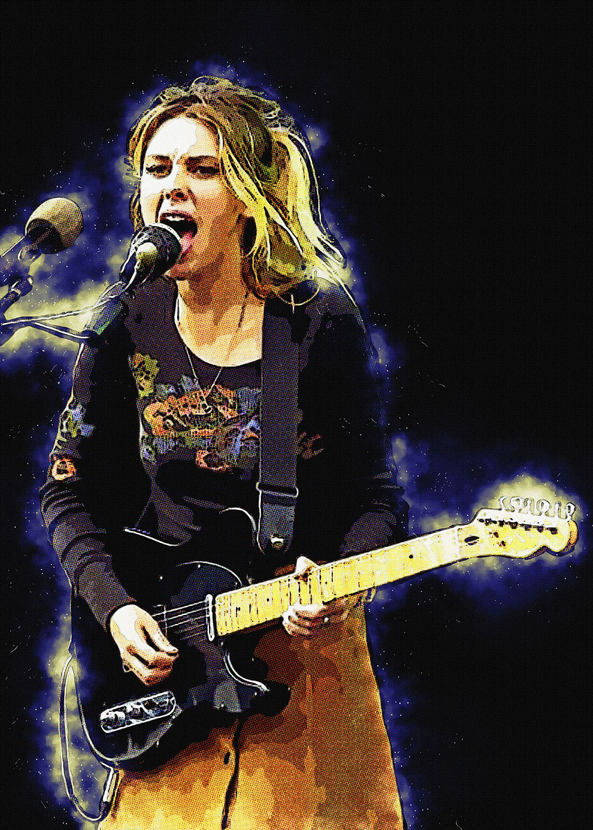 'Spirit of Ellie Rowsell ' Poster, picture, metal print, paint by The ...