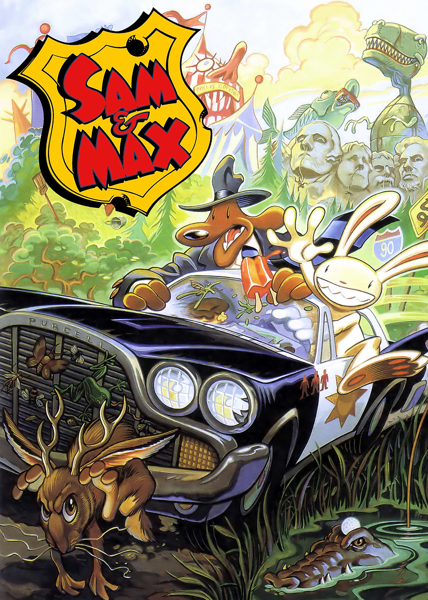 'Sam And Max' Poster, picture, metal print, paint by BitNerd | Displate