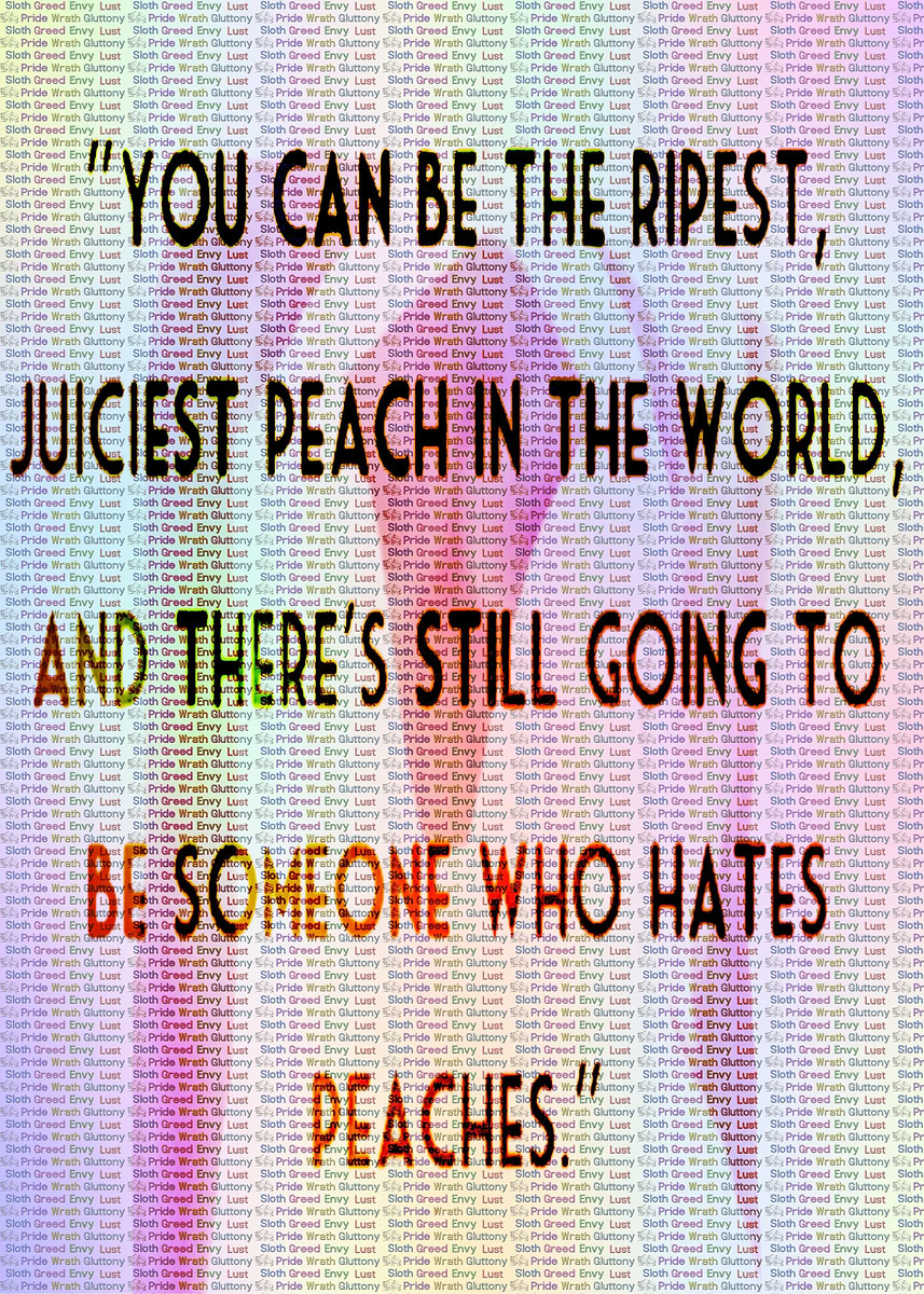 'Peaches as Metaphor' Poster, picture, metal print, paint by ...