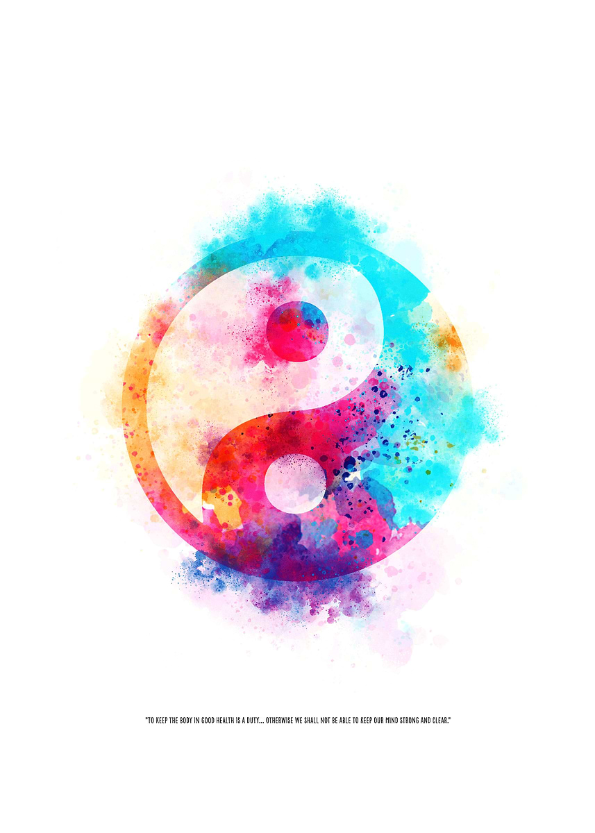 'Balance' Poster, picture, metal print, paint by Mr Jackpots | Displate