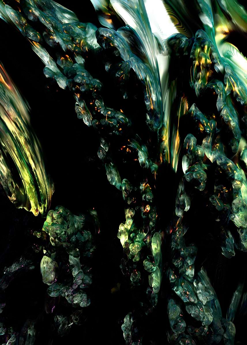 'Vectron Two' Poster, picture, metal print, paint by Evi Radauscher ...