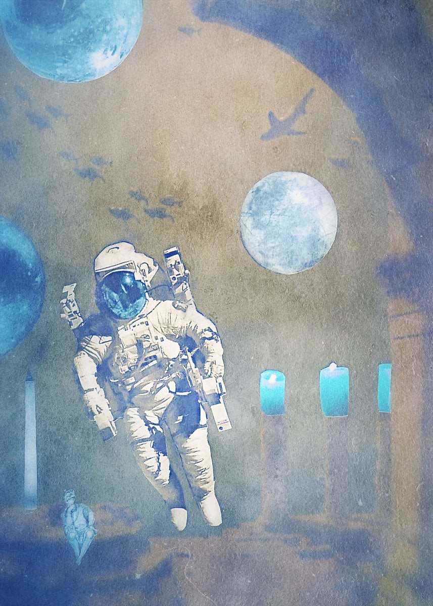 'Water Planet' Poster, picture, metal print, paint by Vinni Correa ...