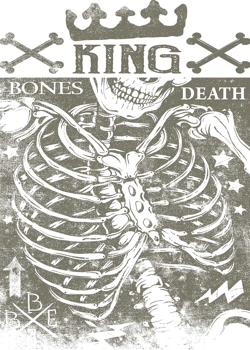 'Dead King' Poster, picture, metal print, paint by Long Shot | Displate