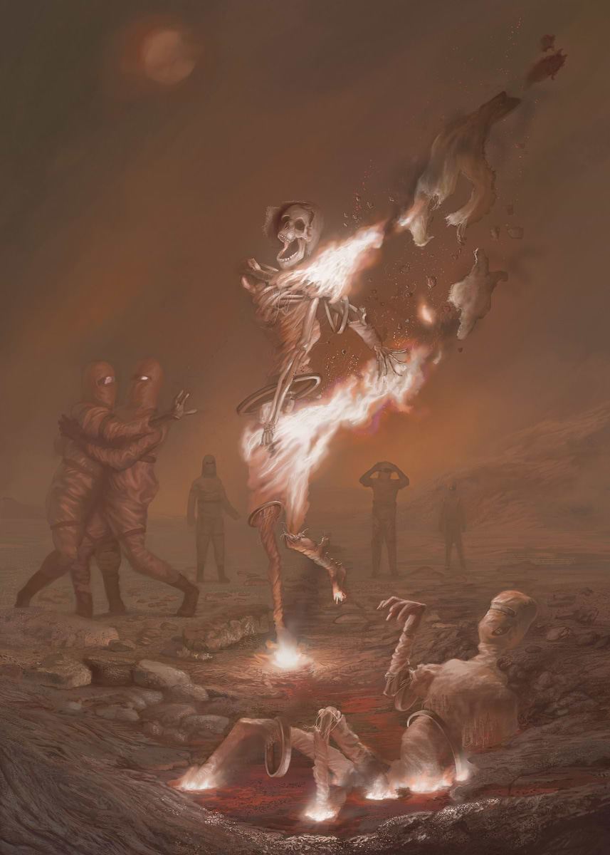 'Death from Venus ' Poster, picture, metal print, paint by Estevan ...