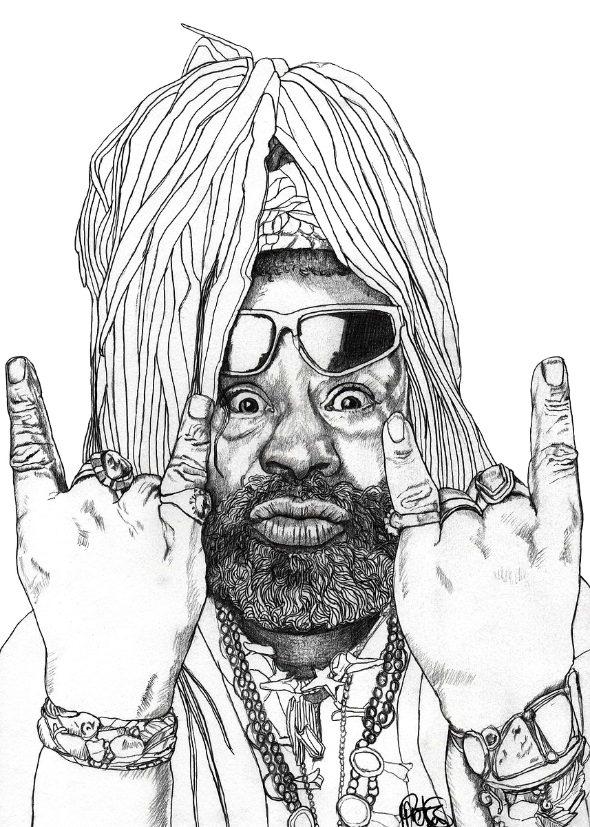 'George Clinton' Poster, picture, metal print, paint by Paul Nelson ...