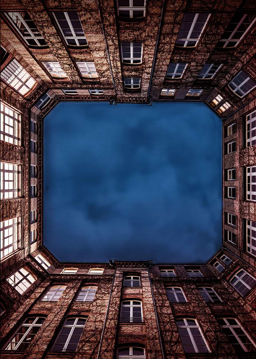 'Building square' Poster, picture, metal print, paint by KrisStears ...
