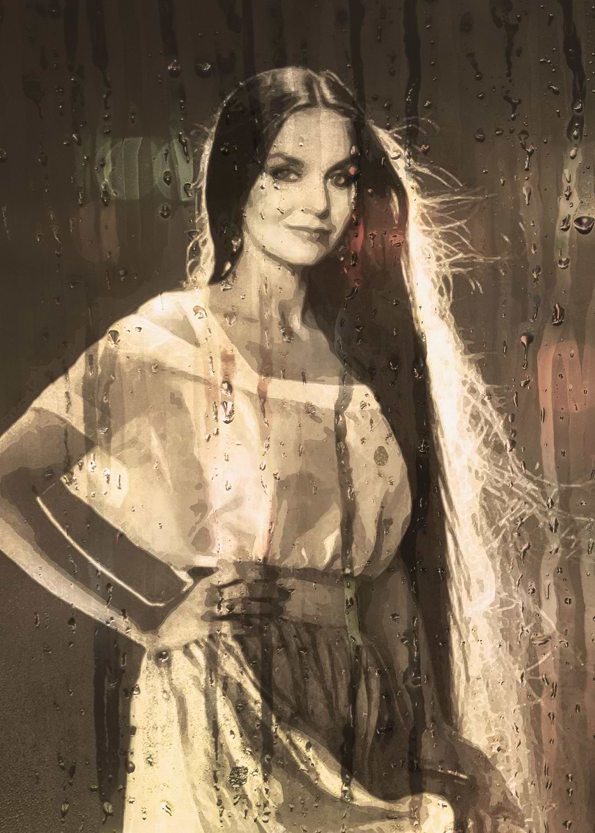 'Crystal Gayle' Poster, picture, metal print, paint by Kemp Martinez ...