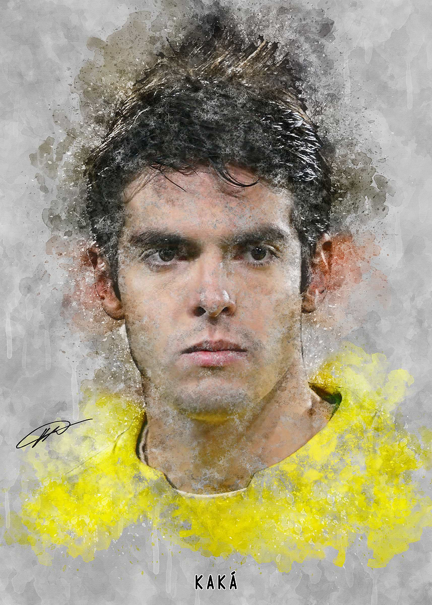 'Kaka' Poster, picture, metal print, paint by Rose Lily | Displate