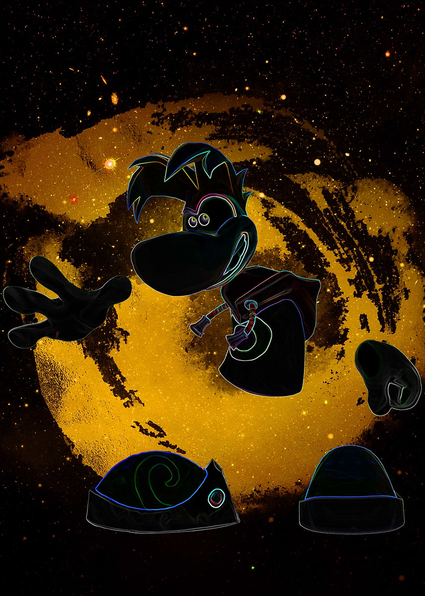 'Rayman' Poster, picture, metal print, paint by Fanfreak | Displate