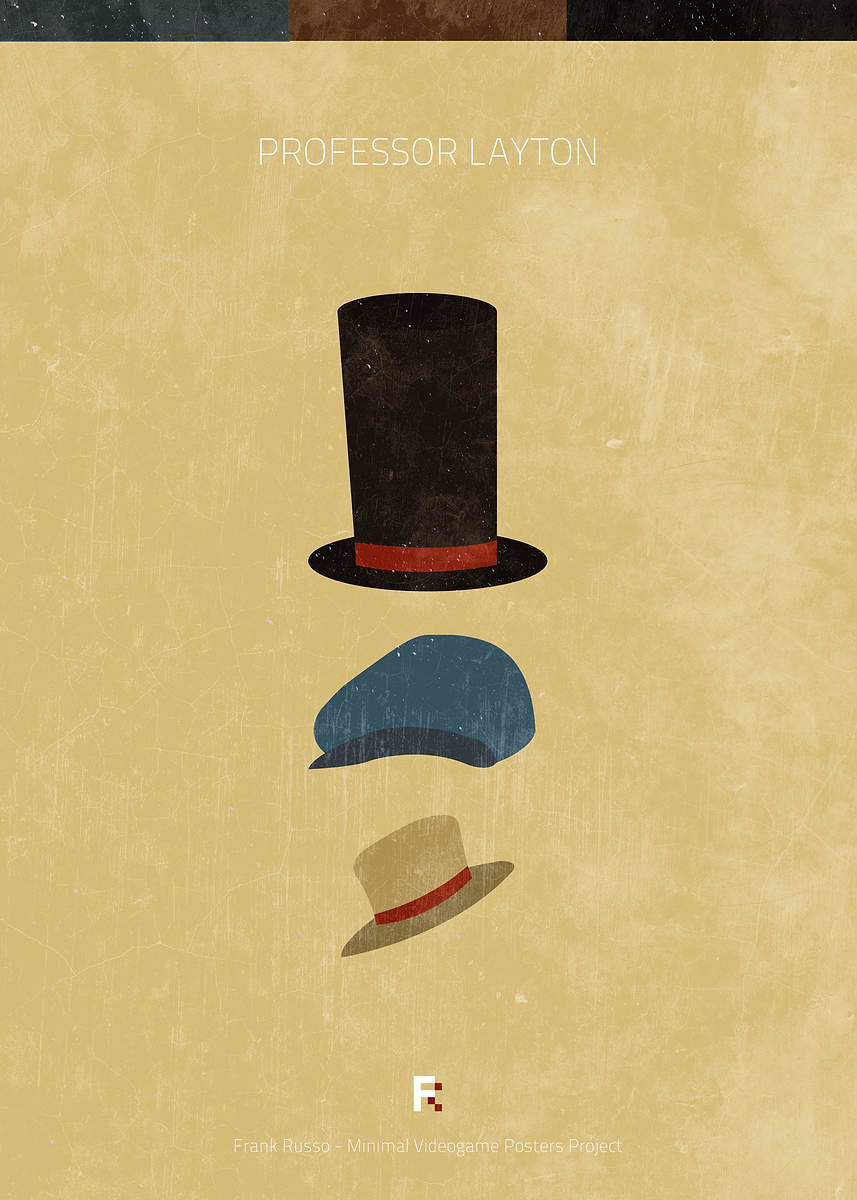 'Professor Layton' Poster, picture, metal print, paint by Francesco ...