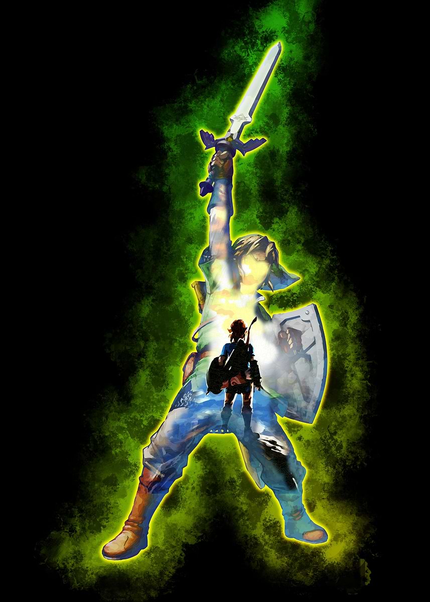 'The Hero of Time' Poster, picture, metal print, paint by Design ...