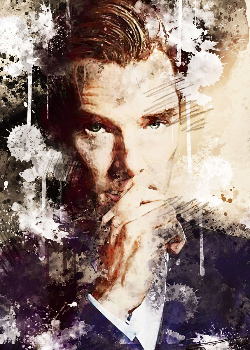 'Benedict Cumberbatch' Poster, picture, metal print, paint by Alex Mann ...