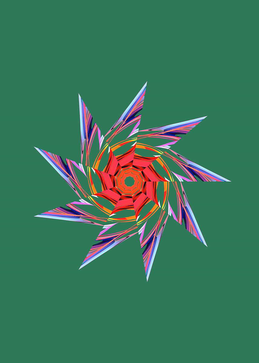 'VERTEX ' Poster, picture, metal print, paint by maxwell182 | Displate