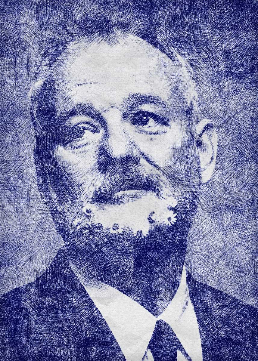 'Bill Murray' Poster, picture, metal print, paint by Mohamad Helmi ...