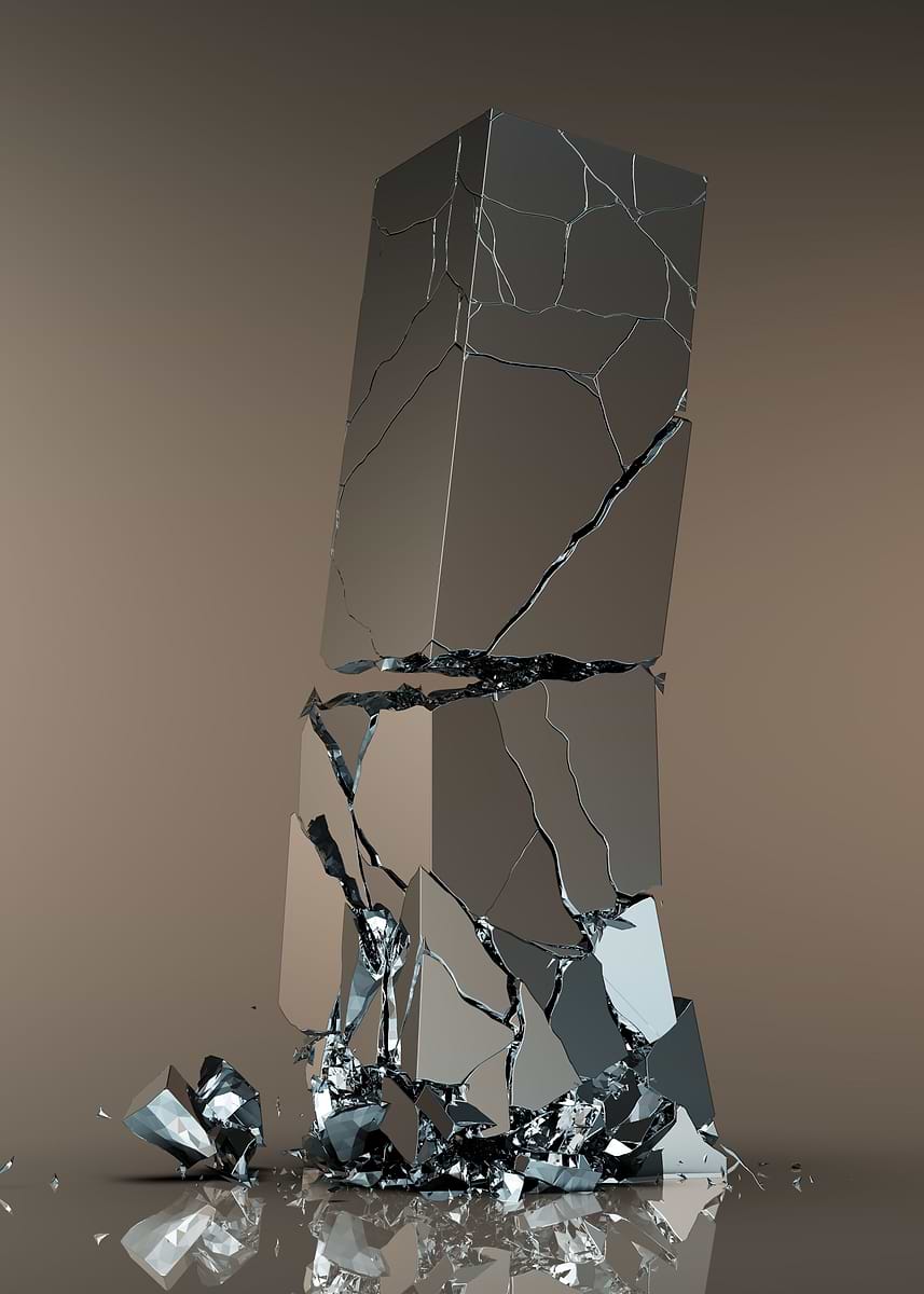 'Fractured' Poster, picture, metal print, paint by Aivaras Grauzinis ...