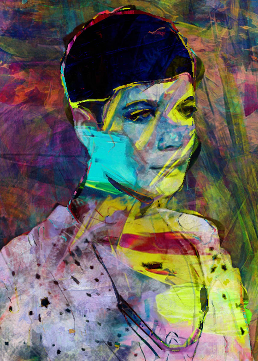 'Halsey' Poster, picture, metal print, paint by Alex Mann | Displate