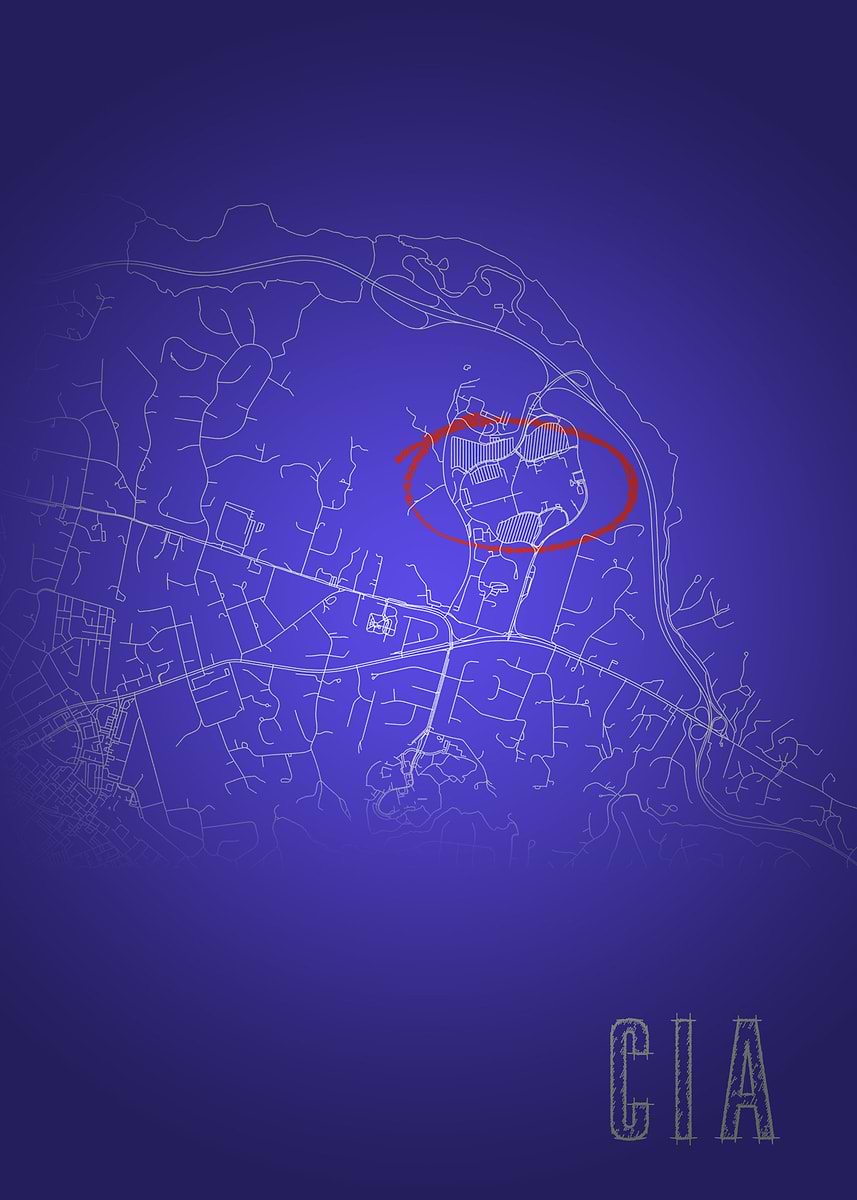 'CIA' Poster, picture, metal print, paint by Olek | Displate