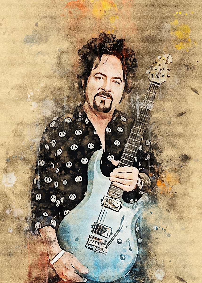 'Steve Luke Lukather ' Poster, picture, metal print, paint by Muhammad ...