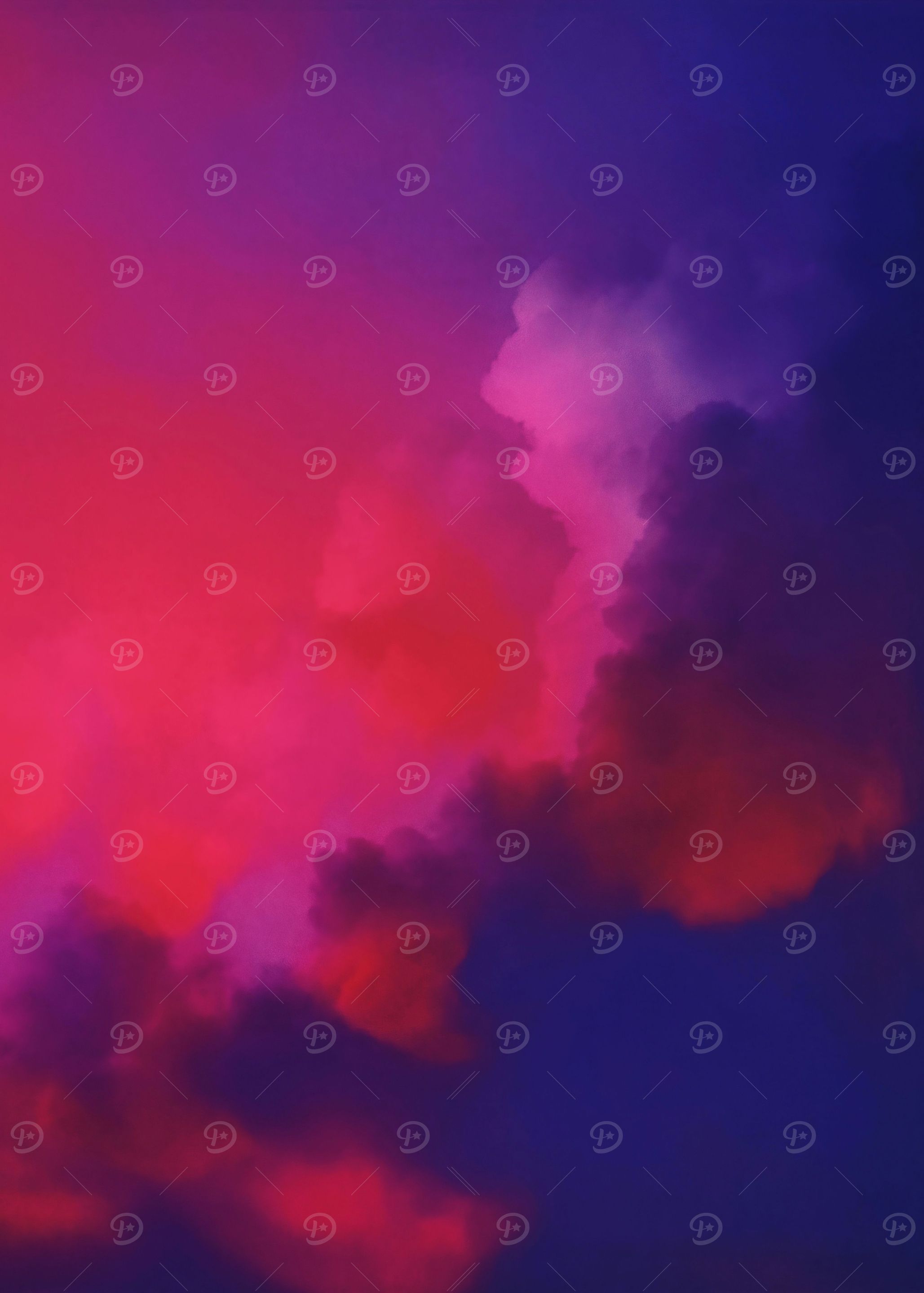 'Bluefire' Poster, picture, metal print, paint by Shorsh | Displate