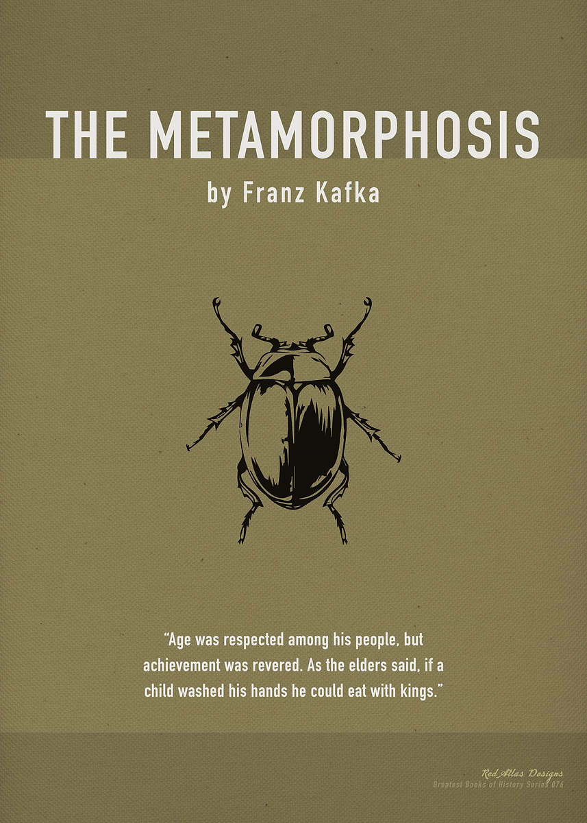 'The Metamorphosis Book Art' Poster, picture, metal print, paint by ...