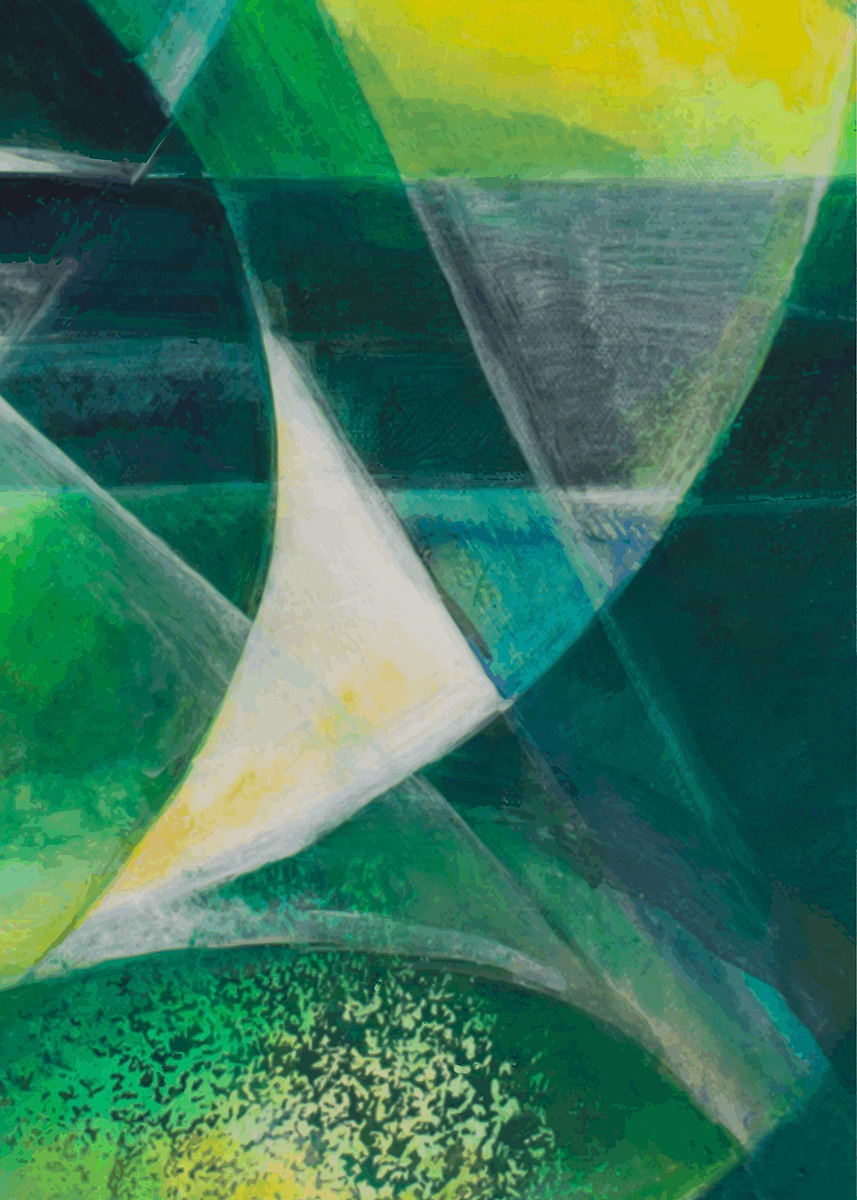 'Green Inspiration I' Poster, picture, metal print, paint by Kerstin ...