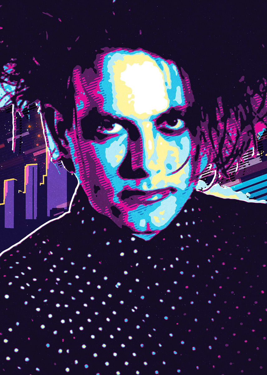 'Robert Smith retro' Poster, picture, metal print, paint by ...