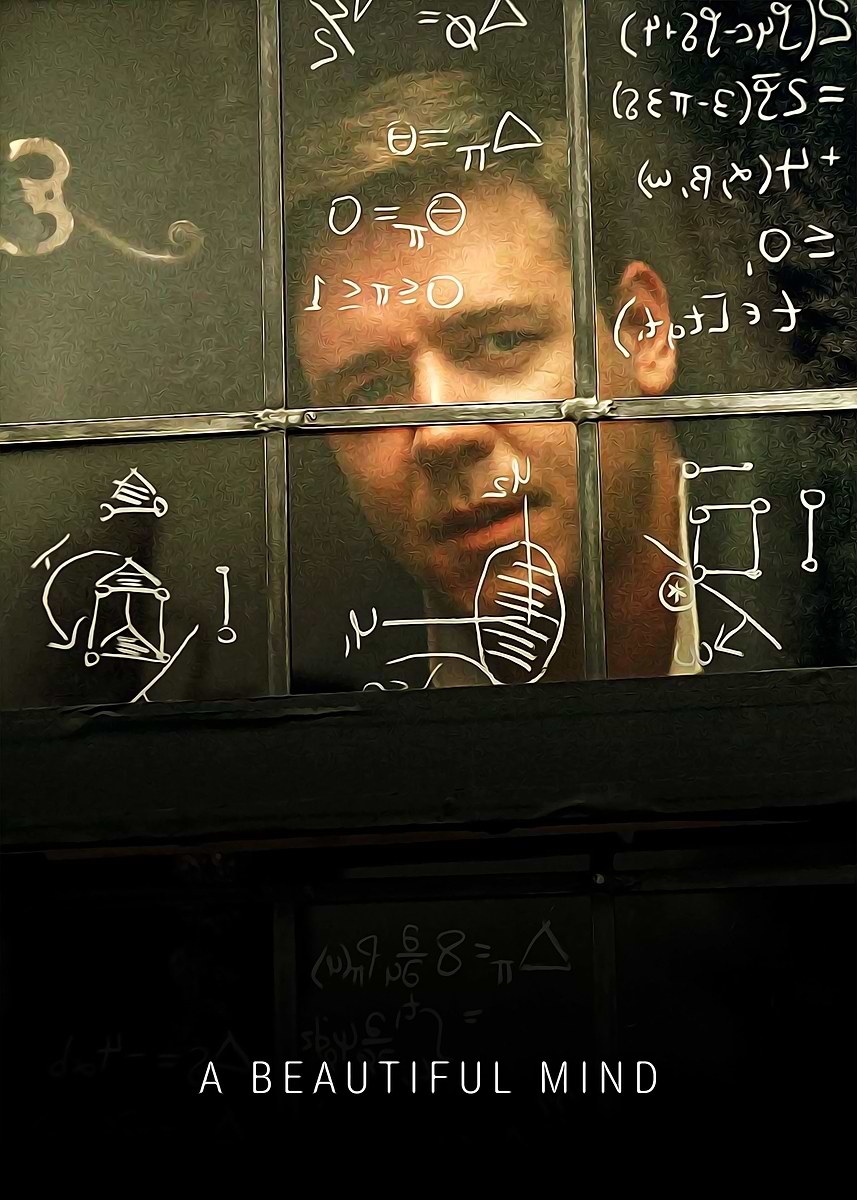 'A Beautiful Mind' Poster, picture, metal print, paint by SeeMyArt ...