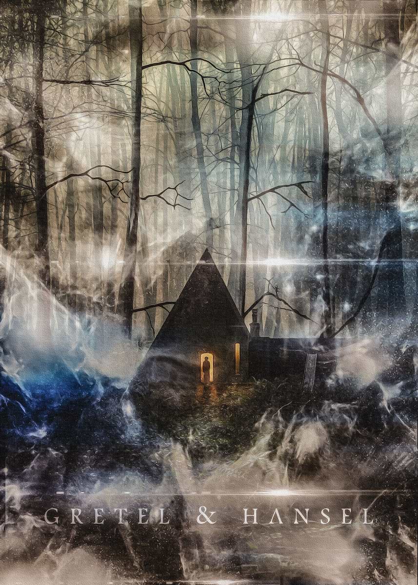 'Gretel And Hansel' Poster, picture, metal print, paint by Kaye Luca ...