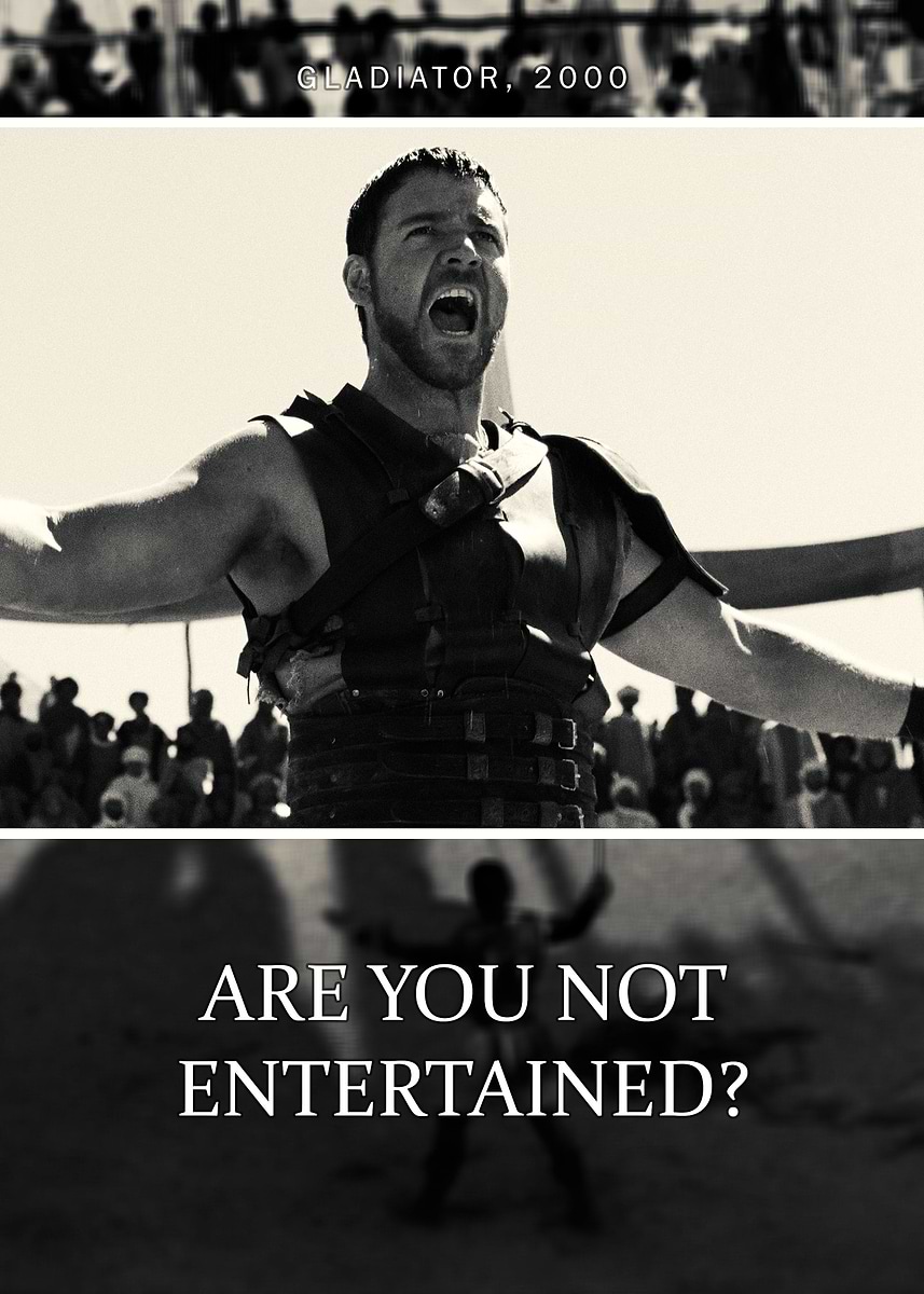 'Gladiator quote 2' Poster, picture, metal print, paint by Quoteey ...