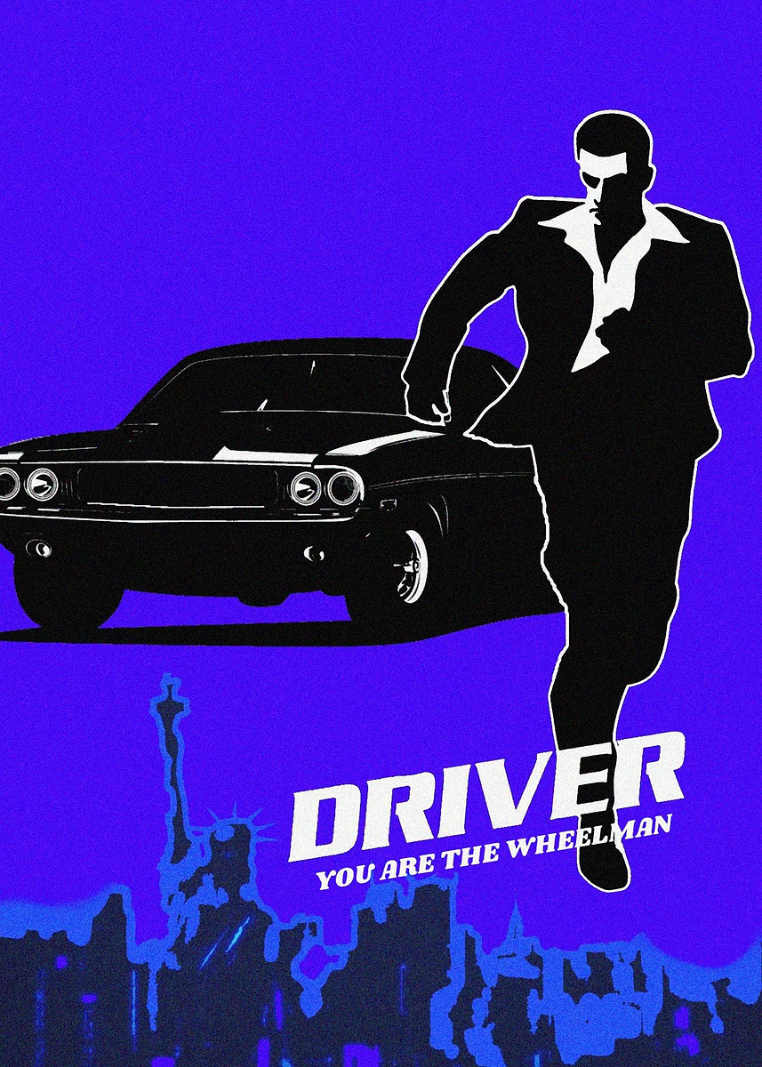 'Driver 1 Wheelman origin' Poster, picture, metal print, paint by ...