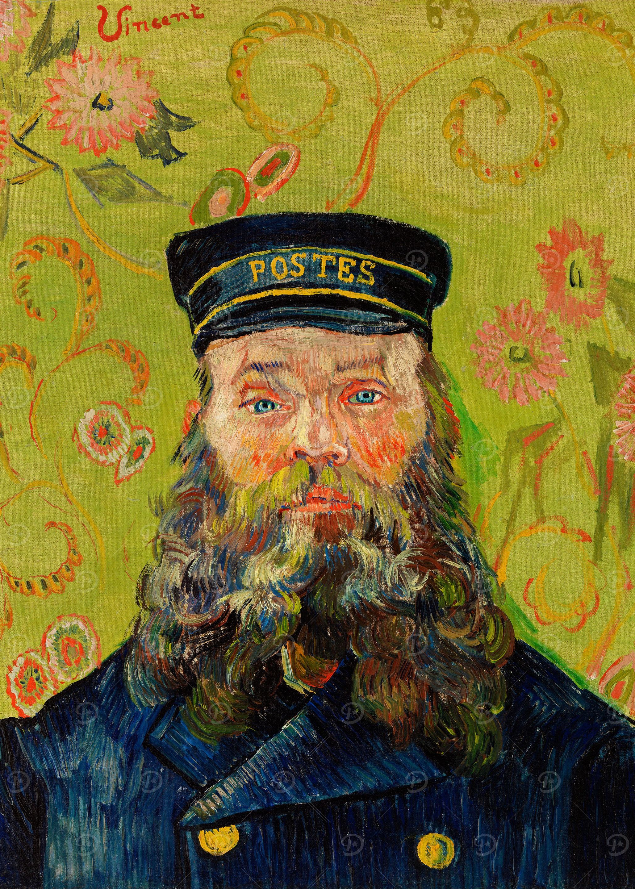 'The Postman' Poster, picture, metal print, paint by tony4urban | Displate