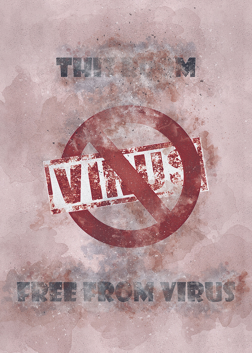 'no virus room' Poster, picture, metal print, paint by Haruka Studio ...