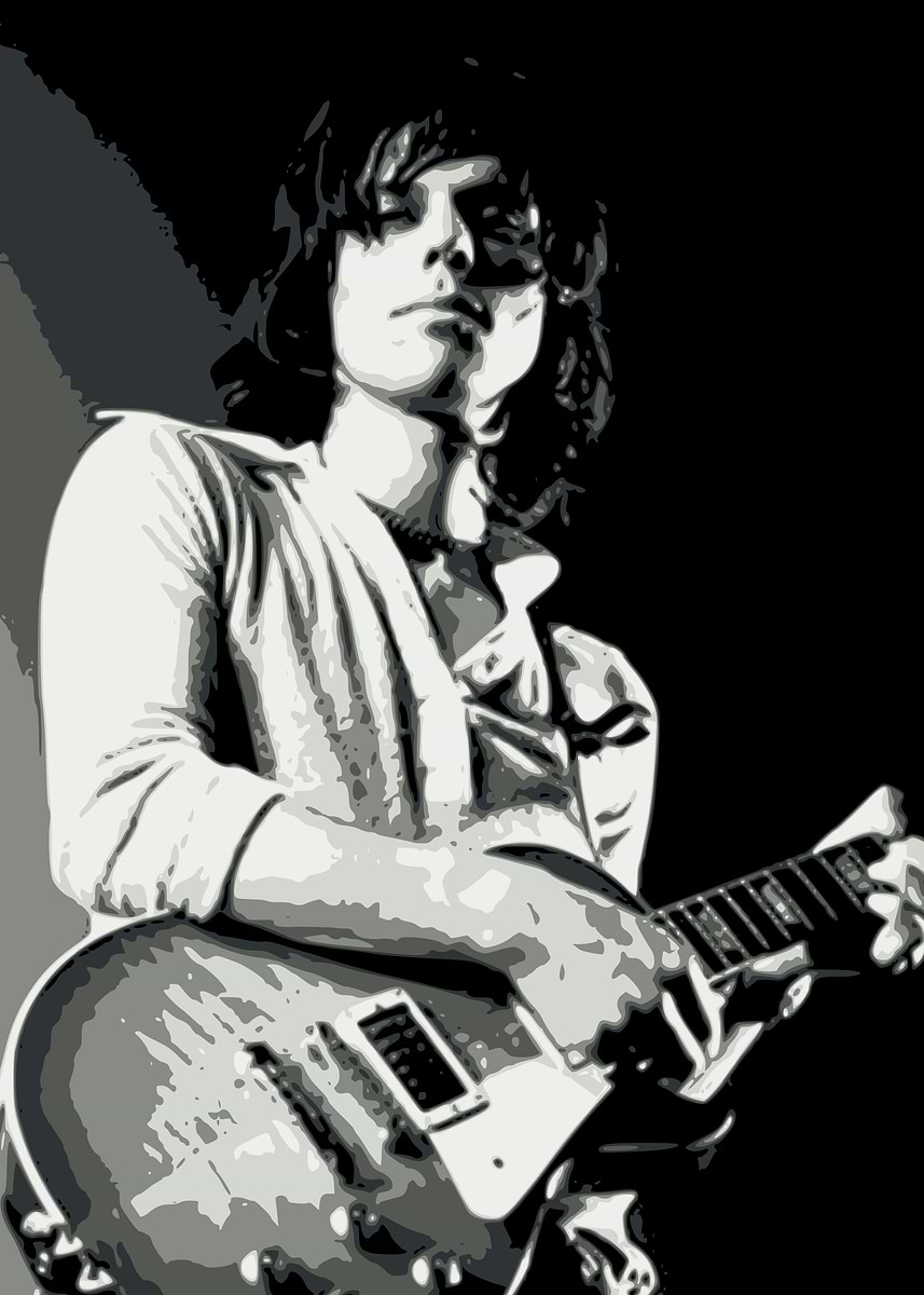 'Jeff Beck' Poster, picture, metal print, paint by Creatify Publishing ...
