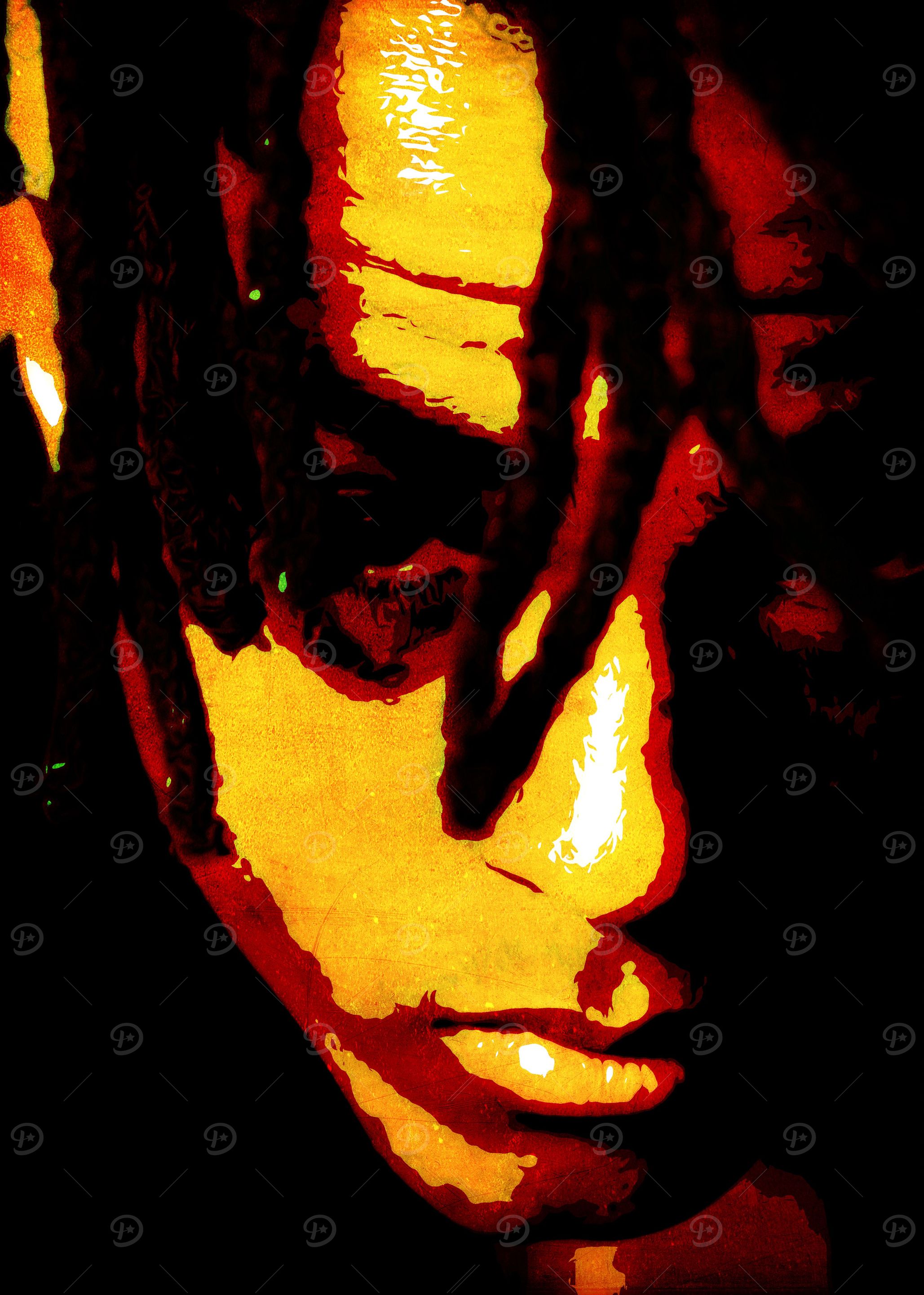 'Sad rapper ' Poster, picture, metal print, paint by Made ByMoods ...