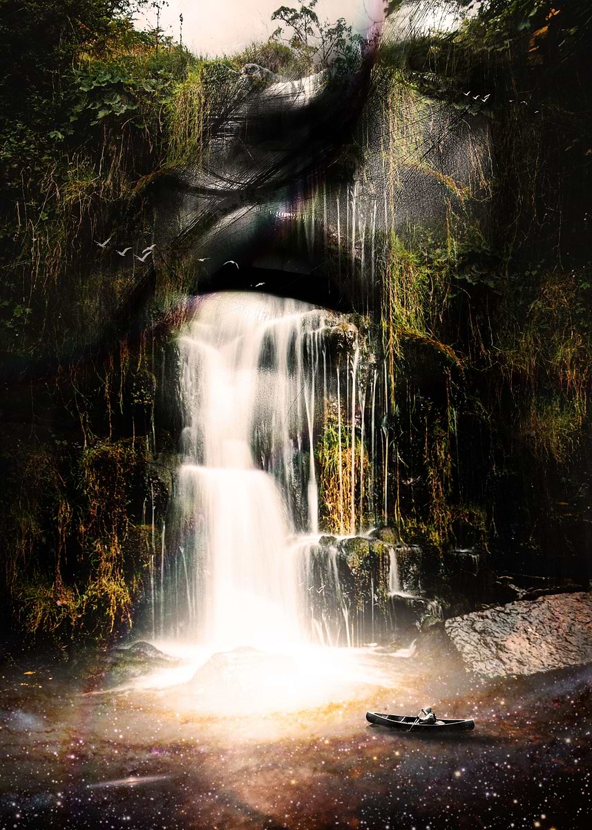'The Source' Poster, picture, metal print, paint by Nicebleed | Displate