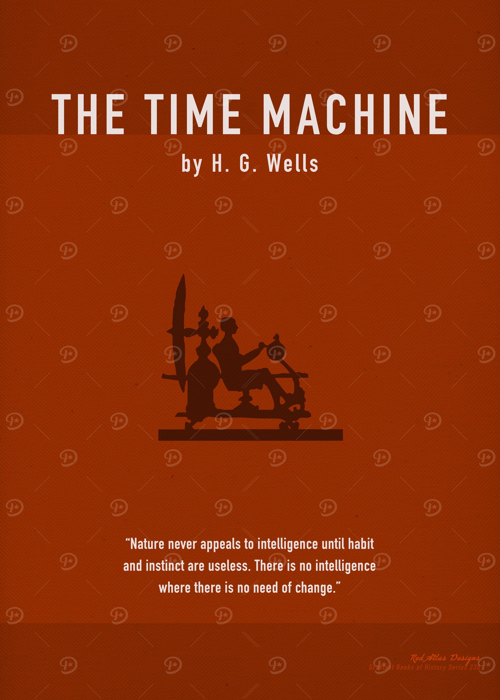 'The Time Machine HG Wells' Poster, picture, metal print, paint by ...