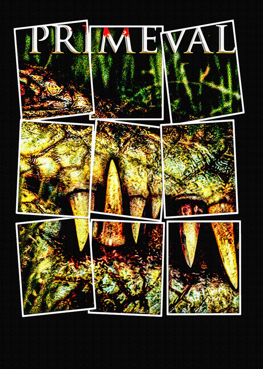 'Primeval' Poster, picture, metal print, paint by Kaye Luca | Displate