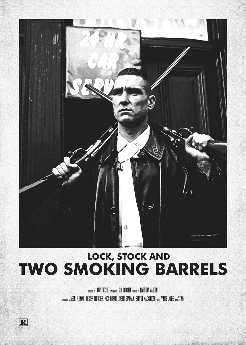 'LOCK STOCK 2 SMOKING' Poster, picture, metal print, paint by Most ...