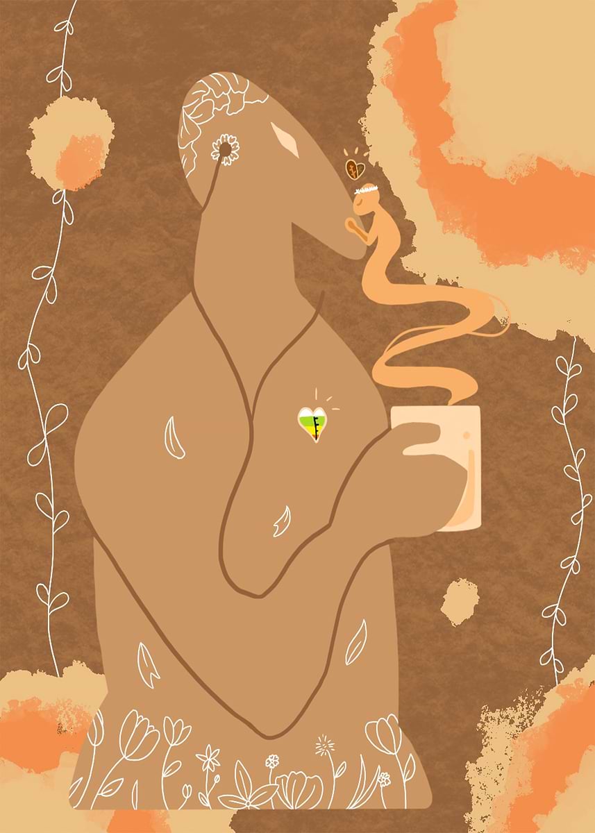 'Coffee Charge' Poster, picture, metal print, paint by WintriRose ...